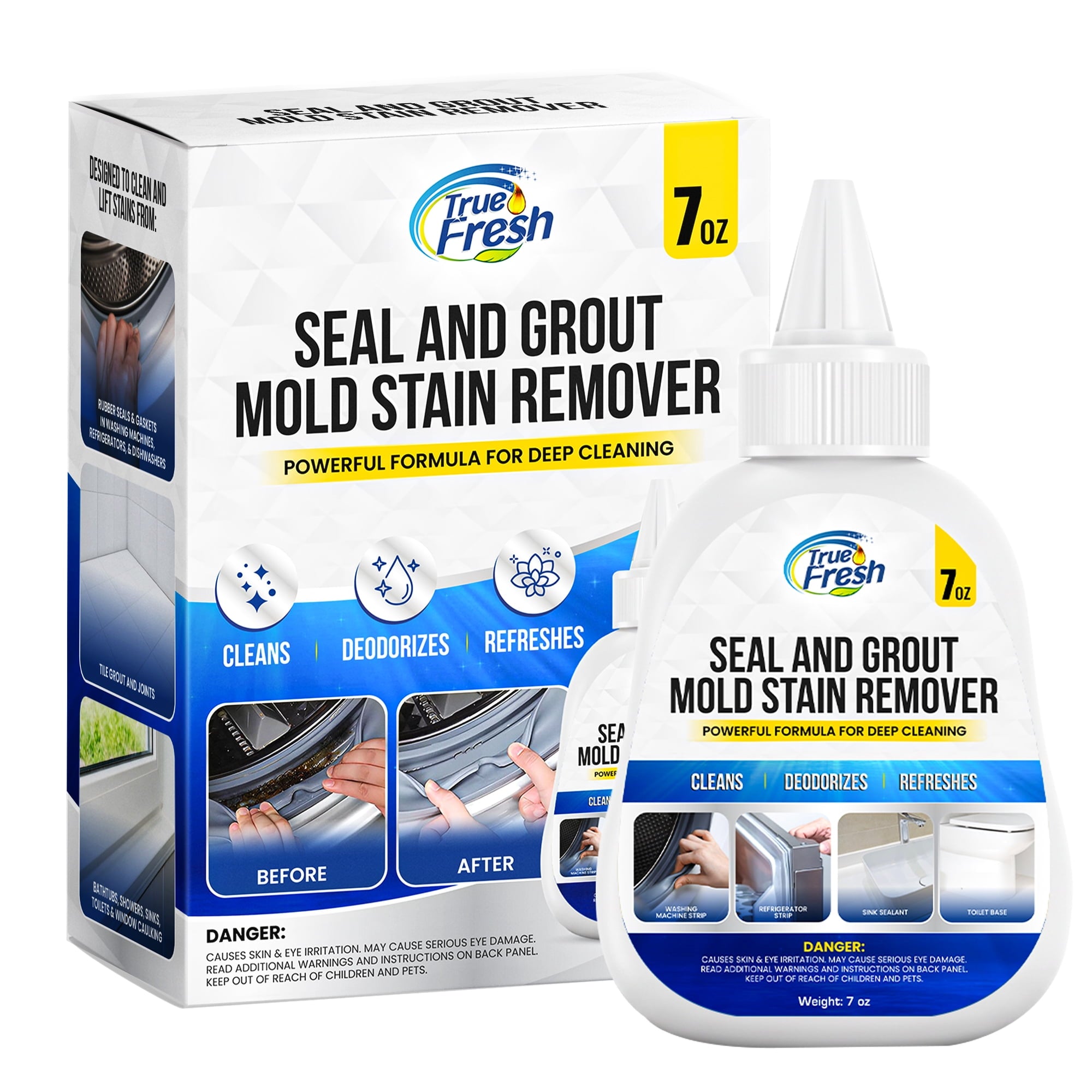 True Fresh Mold Stain Remover Gel, Mold and Mildew Cleaner for Bathroo