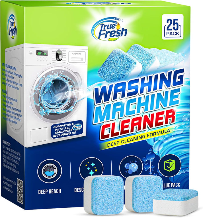 Washing Machine Cleaner Tablets 25 Count | True Fresh