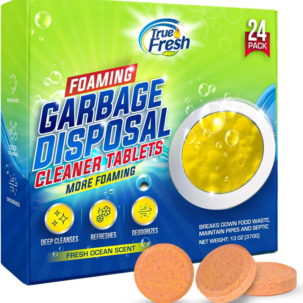 True Fresh Washing Machine Cleaner Tablets – 25 Count